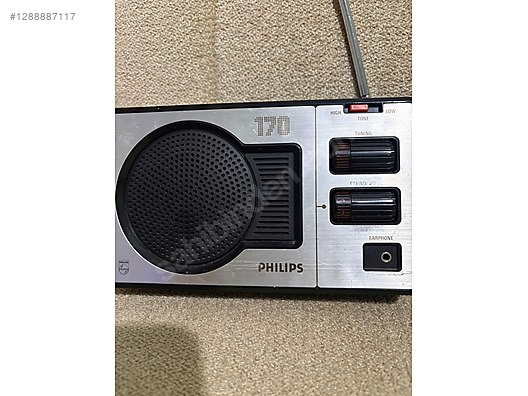 Philips Analog Portatif Radyo - Vintage Philips 170 Fm Radyo - 1288887117