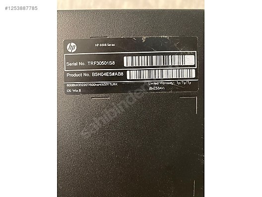 HP 600B SERİES İ.3 İŞLEMCİ 4GB RAM sahibinden.comda - 1253887785