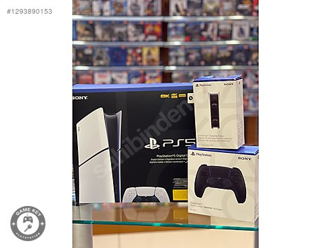 PS5 SLİM DİJİTAL+2.DUALSENSEE+ ŞARJ İSTASYONU SIFIR //GAME KEY ...