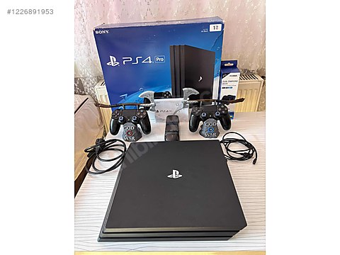 PLAYSTATİON 4 PRO JET BLACK sahibinden.comda - 1226891953