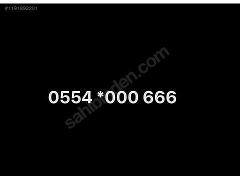 VIP Telefon Hattı sahibinden.comda - 1191892201