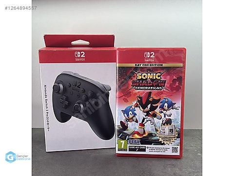 Nintendo Switch 2 Pro Controller + Sonic X Shadow Generations ...