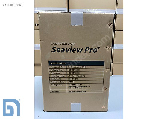 DAGMOR SEAVİEW AKVARYUM KASA BEYAZ 7 FANLI ARGB TEMPERLİ SIFIR - Kasa ...