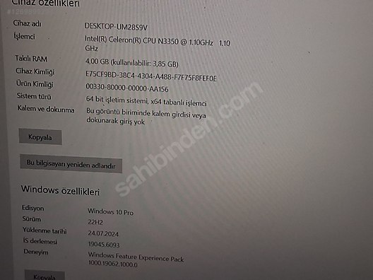 I-LIFE DIGITAL Zed Air Plus Intel Celeron 4gb 500gb Hdd 15.6" Ip - İlan ...