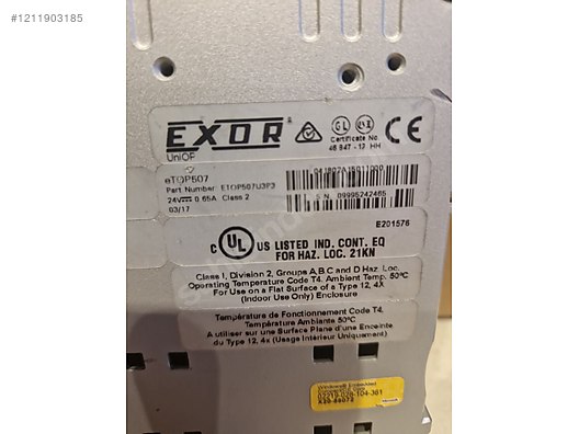 EXOR UNIOP etop eTOP507 hmi ekran sifir gibi - Uniop Programlayıcı ...