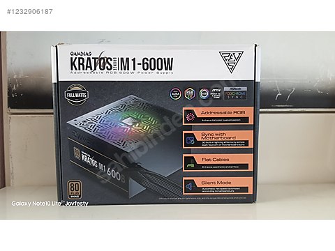 Gamdias RGB Kratos Bronze M1-600W Psu (Güç Kaynağı) (Sıfır) - Güç ...