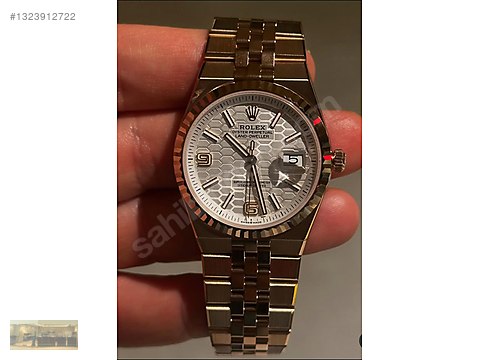 Rolex / ROLEX LAND DWELLER 36 127235 ROSE WHITE HONEYCOMB MOTIF DIAL ...