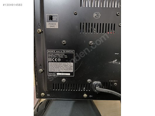 Sony sa-wms345 aktif subwoofer - İkinci El Sony Subwoofer (Ev Tipi ...