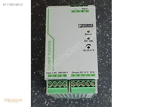 Phoenix Contact QUINT-PS/3AC/24DC/20 Power Supply, 2866792 - Elektronik ...