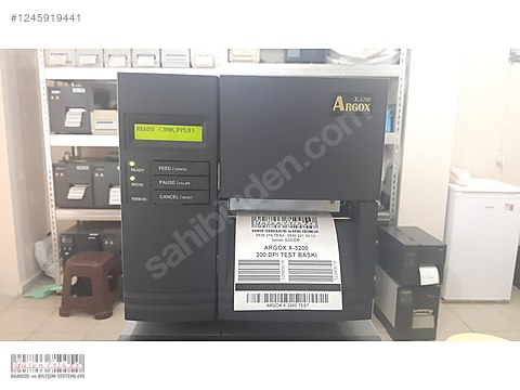 Argox X-3200 BARKOD ETİKET YAZICI 300 DPI X3200 SIFIR AYARINDA - Barkod ...
