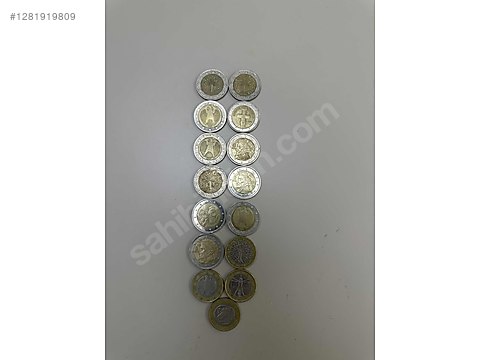 Koleksiyonluk 2 Eurolar ve 1 Eurolar sahibinden.comda - 1281919809