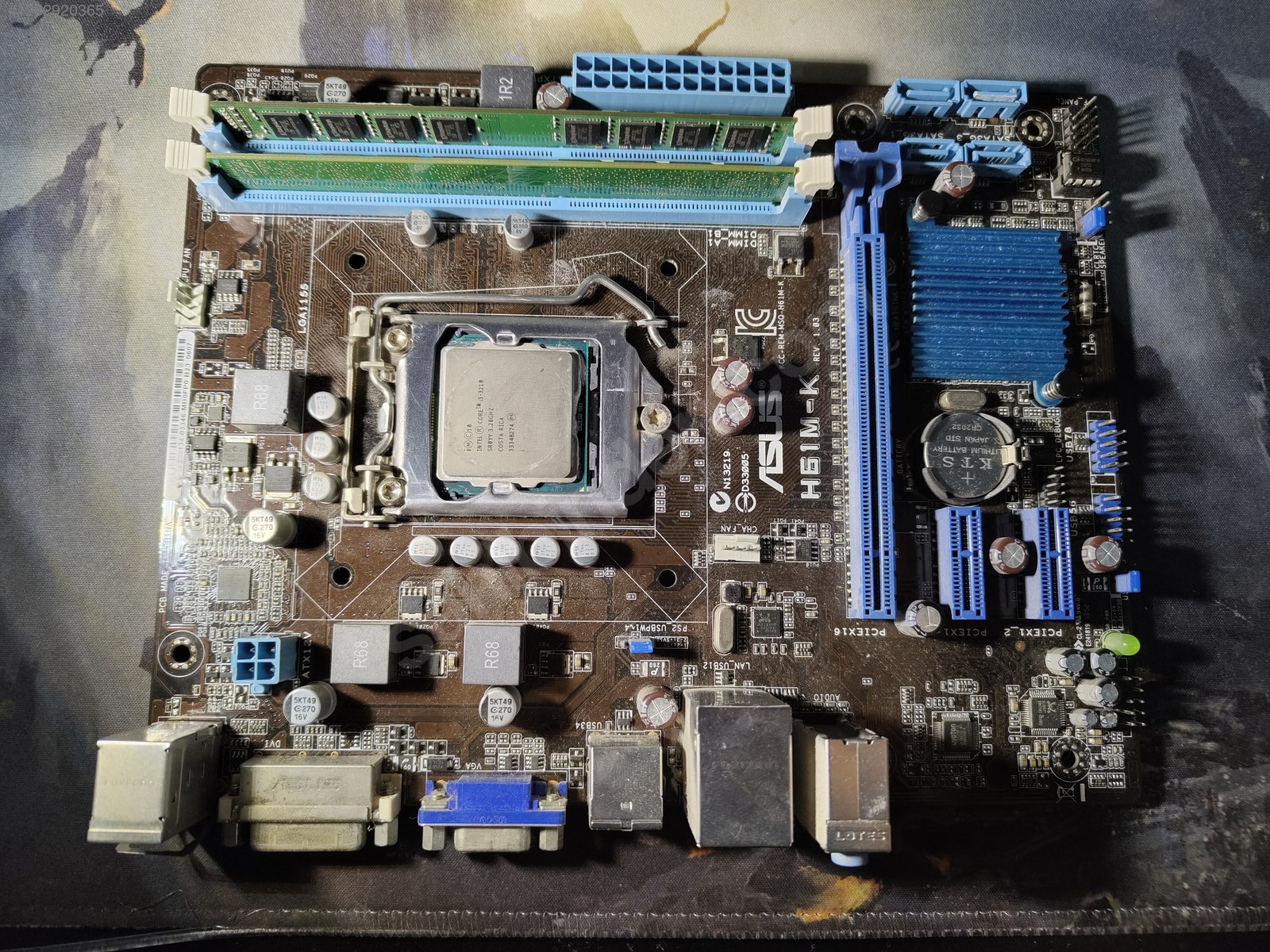 ASUS H61M-K + 8GB Ram + İ3 3220 + Ayna - Anakart ve Tüm Masaüstü ...