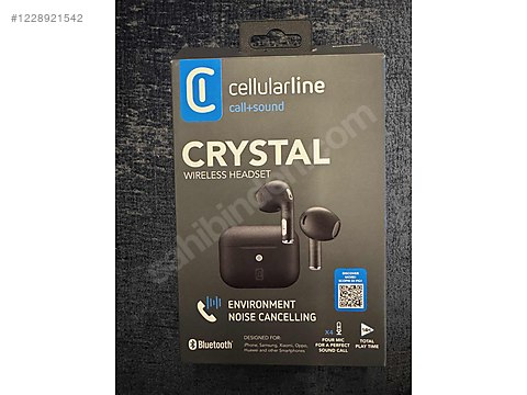 Cellularline Crystal Kulak İçi Bluetooth Kulaklık - 1228921542