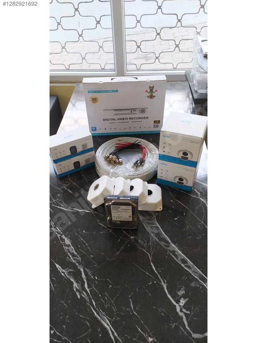 4 KAMERALI AHD-İP SİSTEMLER - Kablolu Dome Kamera Güvenlik Kamerası sahibinden.com'da - 1282921692