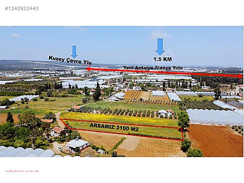 MARATON EMLAK ERKAN ATEŞ DEN AKSU TOPALLI DA MÜSTAKİL 3100 M2 - Satılık ...