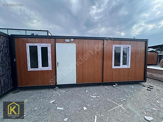Prefab Houses / KENTSOY YAPI'DAN 7x3 21M2 DÜZ ÇATI TEK ODA PREFABRİK EV ...