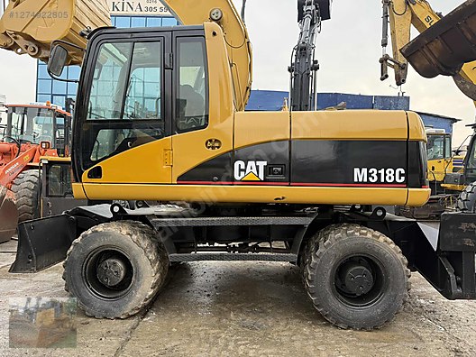 CATERPİLLAR 318 D---2005 MODEL---LASTİKLİ EKSKAVATÖR-- - Ekskavatör ...
