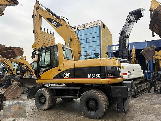 CATERPİLLAR 318 D---2005 MODEL---LASTİKLİ EKSKAVATÖR-- - Ekskavatör ...