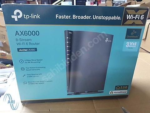 TP-Link Archer AX80 OpenWrt yüklü Router SIFIR KUTULU sahibinden.comda ...