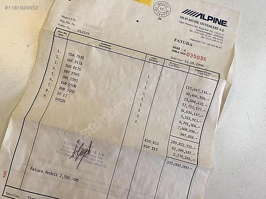 Müzik Çalar / ALPİNE CDA 7939 R RADYO-CD ÇALAR sahibinden.comda ...