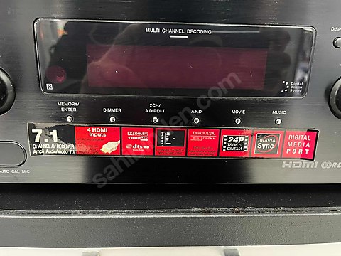 Sony Entegre Amfi - Sony 7+1 amfi ve 2 adet Sony SS-F6000P hoparlör ...