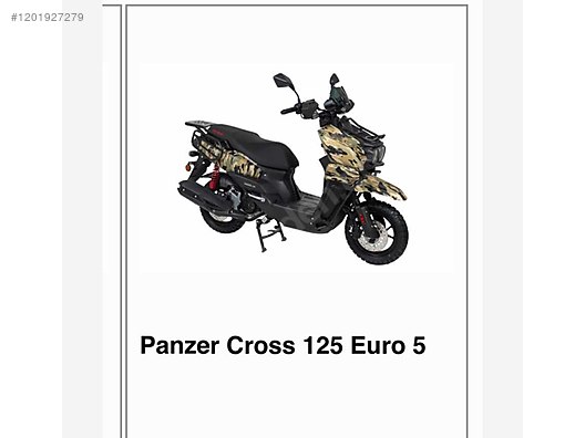RMG Moto Gusto Panzer Cross 125 2024 Model Scooter / Maxi Scooter Motor Motosiklet Mağazasından ...