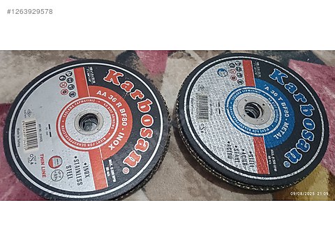 KARBONSAN METAL KESİCİ 25 AD - Sıfır Havalı Taşlama & Zımpara İlanları ...