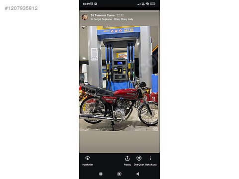 Mondial 100 UAG 2022 Model Touring Motor Sahibinden İkinci El 45.000 TL ...