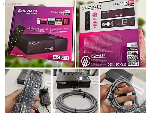 Novaler Pro 4K alıcı yeni versiyon NOVALER Multibox 4K PRO sahibinden.comda - 1144937043