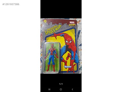 kenner örümcek adam spiderman sahibinden.comda - 1291937386