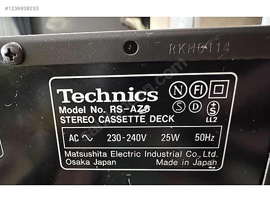 TECHNICS RS-AZ6 AMORPHOUS Z 3 HEAD DECK KASETÇALAR sahibinden.comda ...