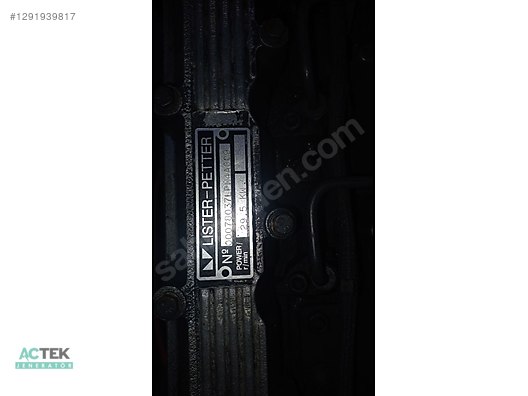 Orjinal aksa 30 kva lister peter ömürlük makina - Türkiye'nin ilan ...