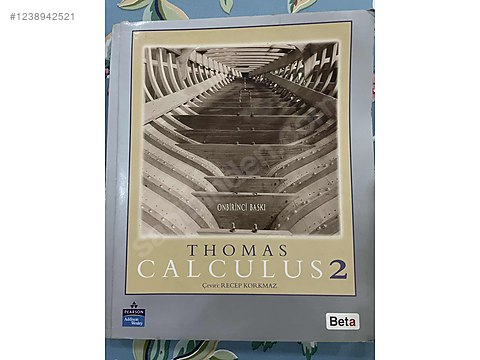 Thomas calculus 2 sahibinden.comda - 1238942521