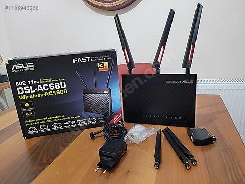 Asus DSL-AC68U 1900 Mbps ADSL/VDSL2 Modem Özel Antenli - VDSL Modem ...