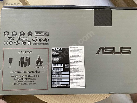 Asus / ASUS TP200S dizüstü bilgisayar sahibinden.comda - 1231945617