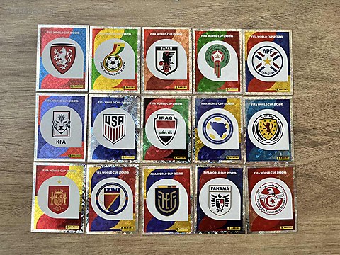 Dünya Kupası Takım Holo Logo / Arma Sticker - Çıkartma ve Çeşitli ...