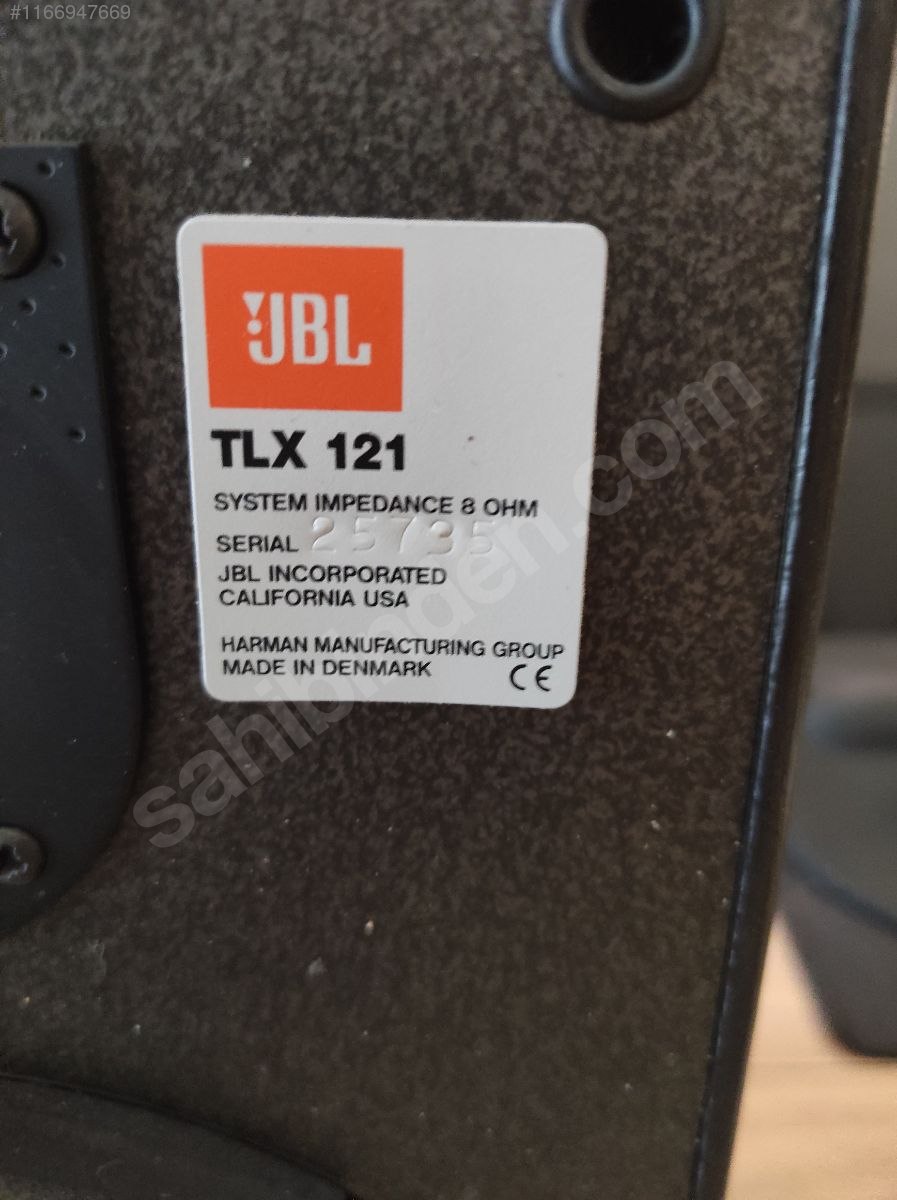 JBL TLX 121 HOPARLOR - İkinci El JBL Set Hoparlörü Hoparlör fiyatları ...
