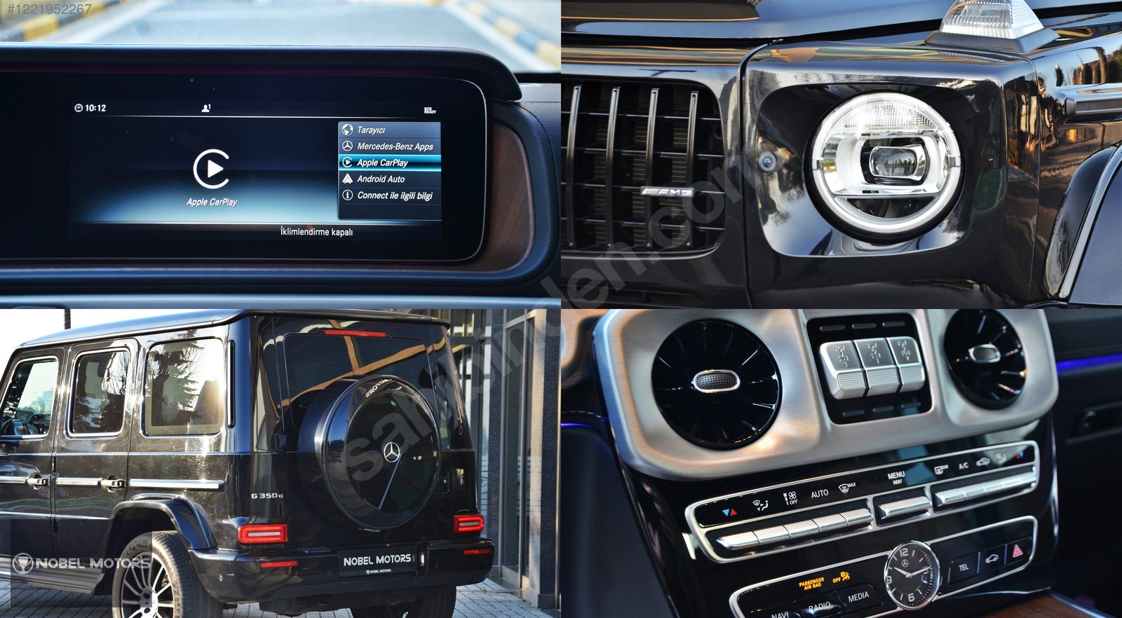 Mercedes-Benz / G Serisi / 350 D / NOBEL MOTORS 2020 MERCEDES G350d AMG ISTMA-BURMESTER-360 ...