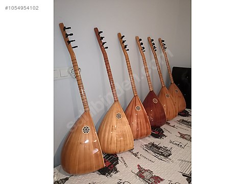 Özel Yapım Kestane Kısa Sap Bağlama / Saz - 1054954102