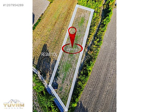 YUVAM ARSA OFİSİ VE KUYUMCULUKTAN TEK TAPU 2.460 M2 FIRSAT ARSA at sahibinden.com - 1207954289