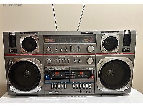 Vintage Çift Kasetli ICS STR-5091 Boombox | Koleksiyonluk & Nost ...