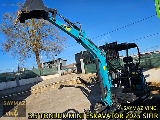 SAYMAZ VINC SIFIR 35 TONLUK MINI EKSKAVATOR 2025 HENGWANG ...