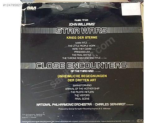 Star Wars close encounters of the third kind - plak (1978 Almany ...