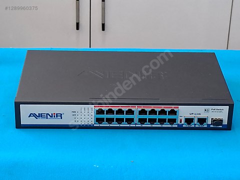 Avenir AV-H1016PL 16+2 port Gigabit POE Switch sahibinden.comda ...