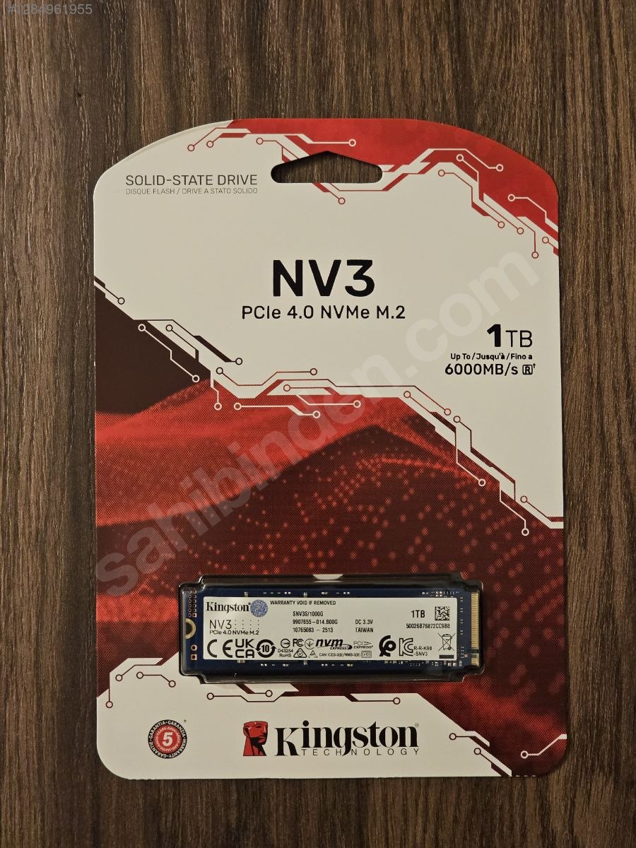 Kingston NV3 m2 ssd 1 tb - SIFIR sahibinden.comda - 1284961955