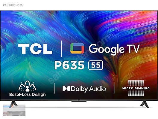 TCL 58P635 150 Ekran Uydu Alıcılı 4K Ultra Hd Google Led Tv - Sıfır TCL ...