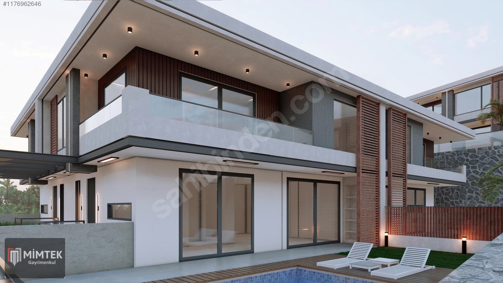 MİMTEK MİMARLIK & GAYRİMENKUL'DEN SATILIK HAVUZLU DUBLEX VİLLA ...