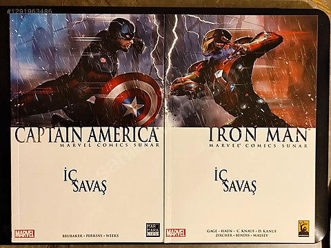 Marvel | Captain America-Iron Man | İç Savaş | 2 Cilt Takım Set ...