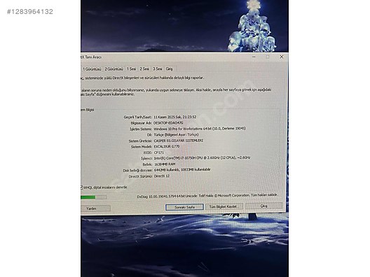 Avukattan Casper Excalibur 1650Ti 16Gb Ram, FULL SET MONİTÖR VS - İlan ...
