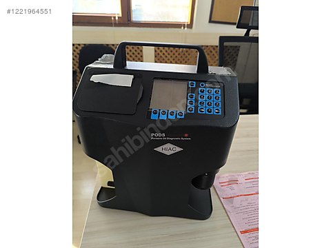 HIAC PODS Portable Oil Diagnostic System-Taşınabilir - Sensörler ve ...